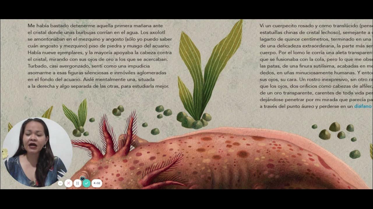 "Axolotl". Julio Cortázar. Libro lecturas 4°, primaria. Pág. 76 y 77 ...