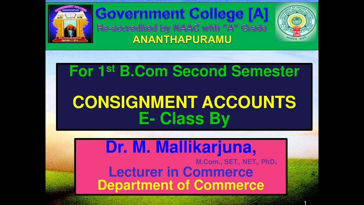 CONSIGNMENT PART 1 - YouTube