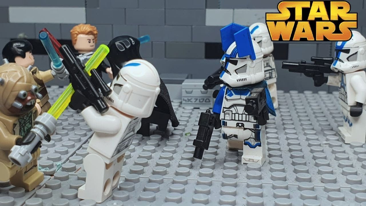 ( Operation Knightfall) Lego clone wars stop motion - Part 1 - YouTube