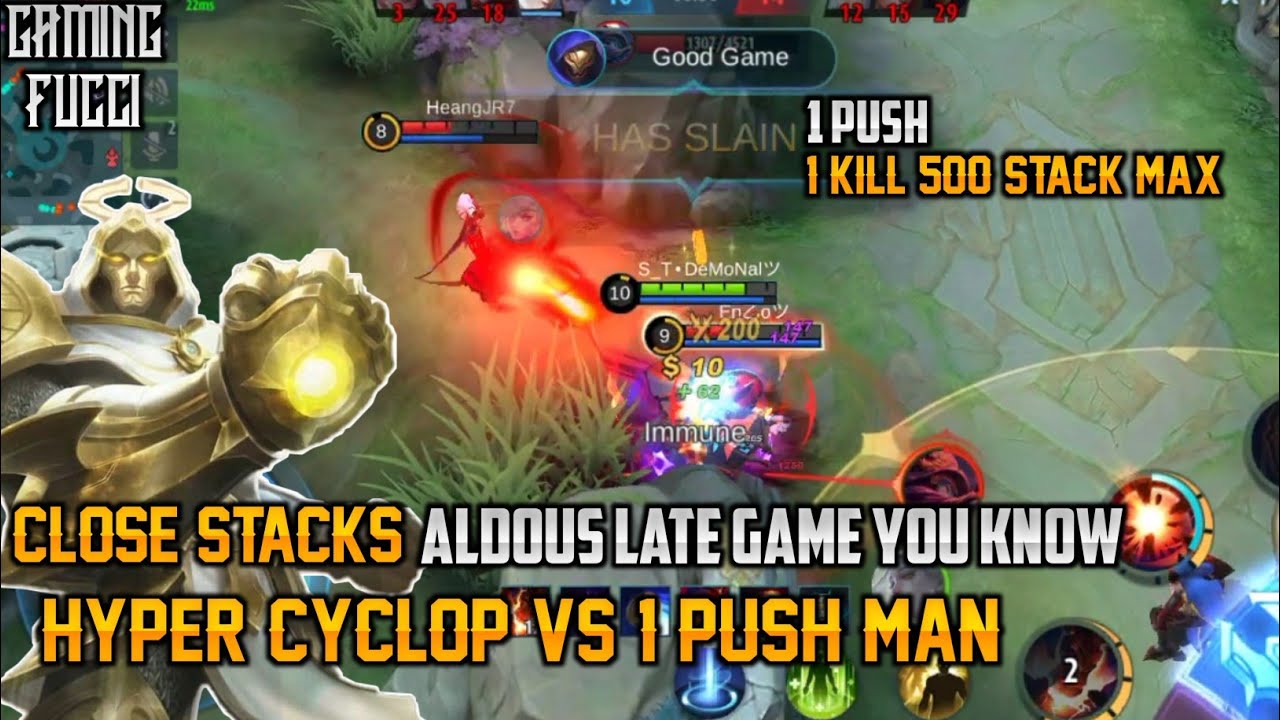 CLOSE STACK ALDOUS ? - HOW TO FARM STACK ? - MOBILE LEGENDS HERO ALDOUS ...
