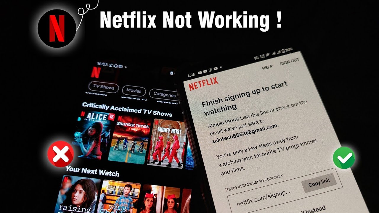 Finish signing up to start watching Netflix | Netflix Account Nahi Ban ...