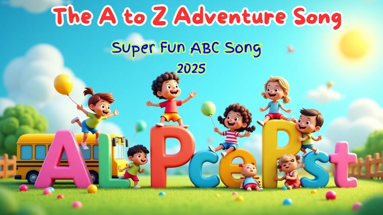 Super Fun ABC Song | Best Learning Video for Kids | Nursery Rhymes and ...