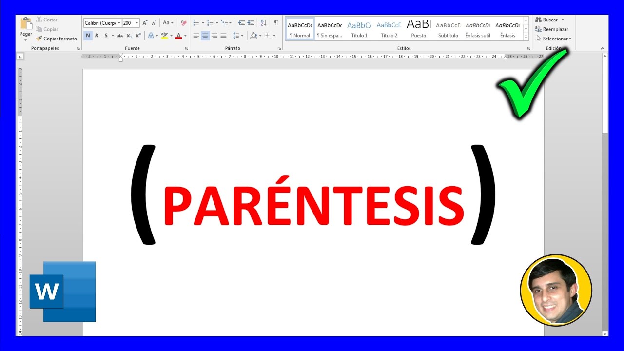 Cómo HACER el SIGNO de PARÉNTESIS En Mi TECLADO - YouTube