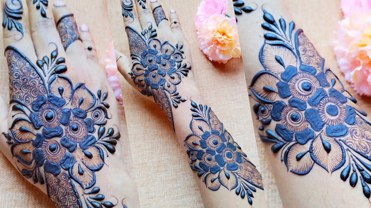New Stylish and Beautiful Mehndi Designs in Gulf Style | Gulf Henna ...