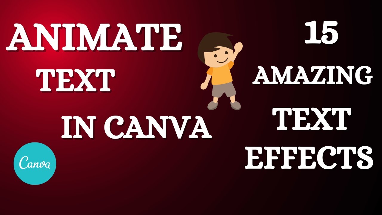 15 New Animation Text Effects in Canva in Hindi Canva Text Effects ...