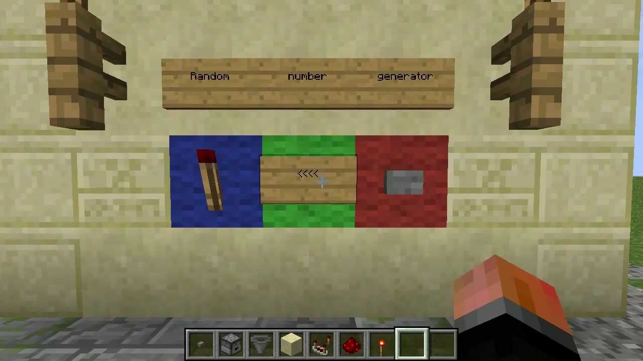 Redstone randomizer: come generare numeri casualmente - YouTube