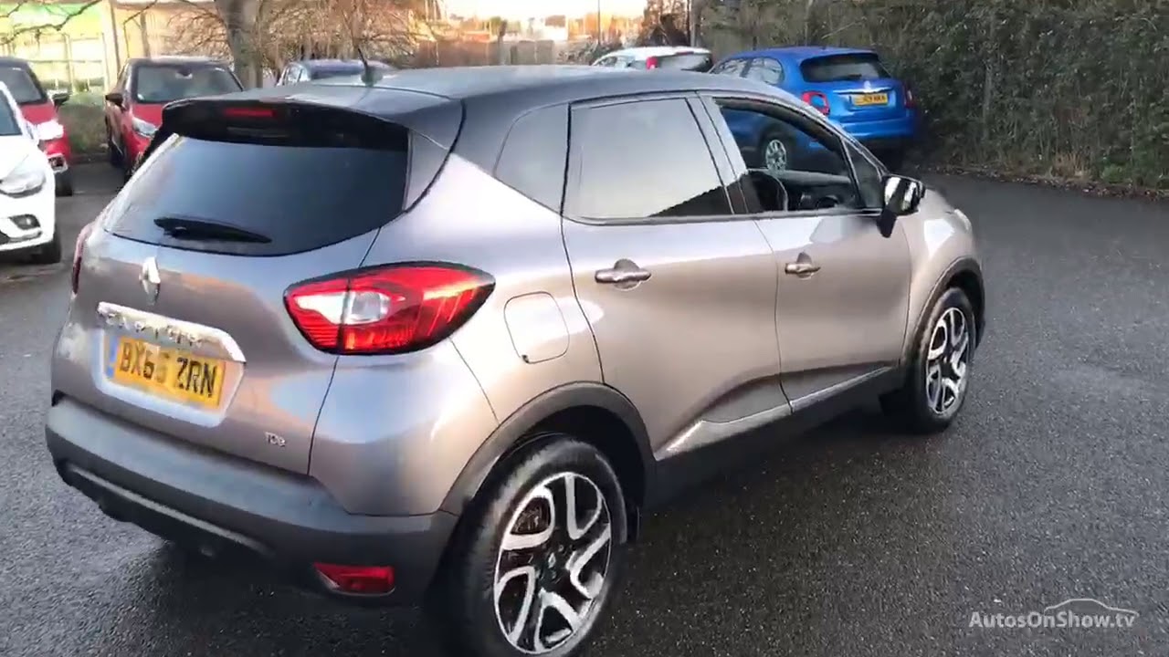 BX66ZRN RENAULT CAPTUR DYNAMIQUE S NAV TCE GREY/BLACK 2016, MC Glyn ...