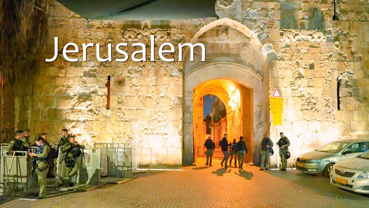 Old City at Night: Dung Gate Golden Gate Lion's Gate Damascus Gate New ...