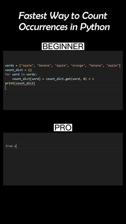 Beginner😅 Vs Pro😎 ⚡ Fast Count 🚀 Python Programming Coding Shorts Trending Youtube Tips