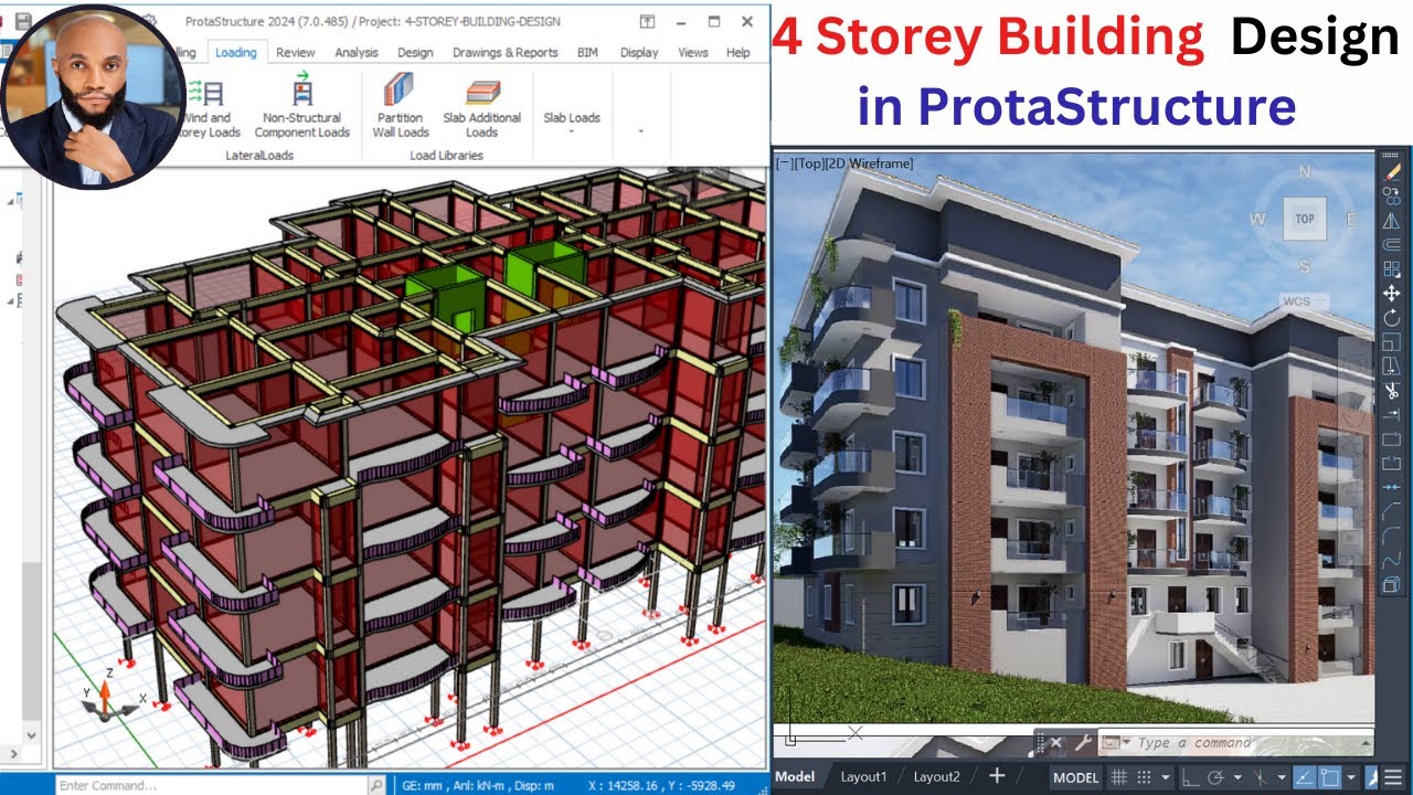 Design of 4 Storey Rcc Building having a Basement Floor with Different ...
