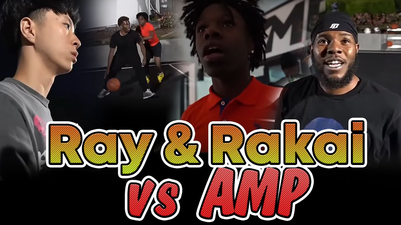 Ray & Rakai VS AMP! ($2,000 Basketball 2v2) - REACTION ! - YouTube