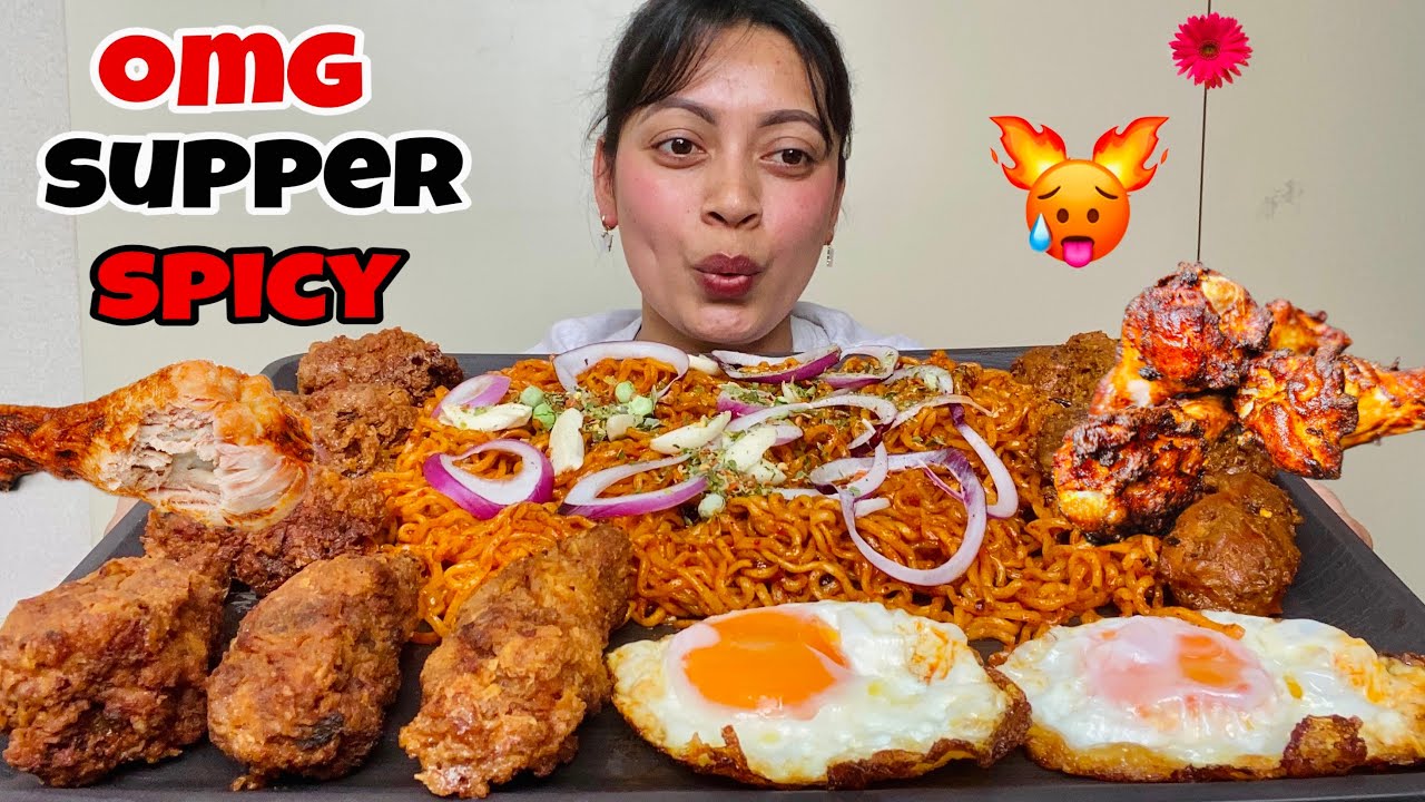 SPICY FOOD MUKBANG 🔥🥵🥵 - YouTube