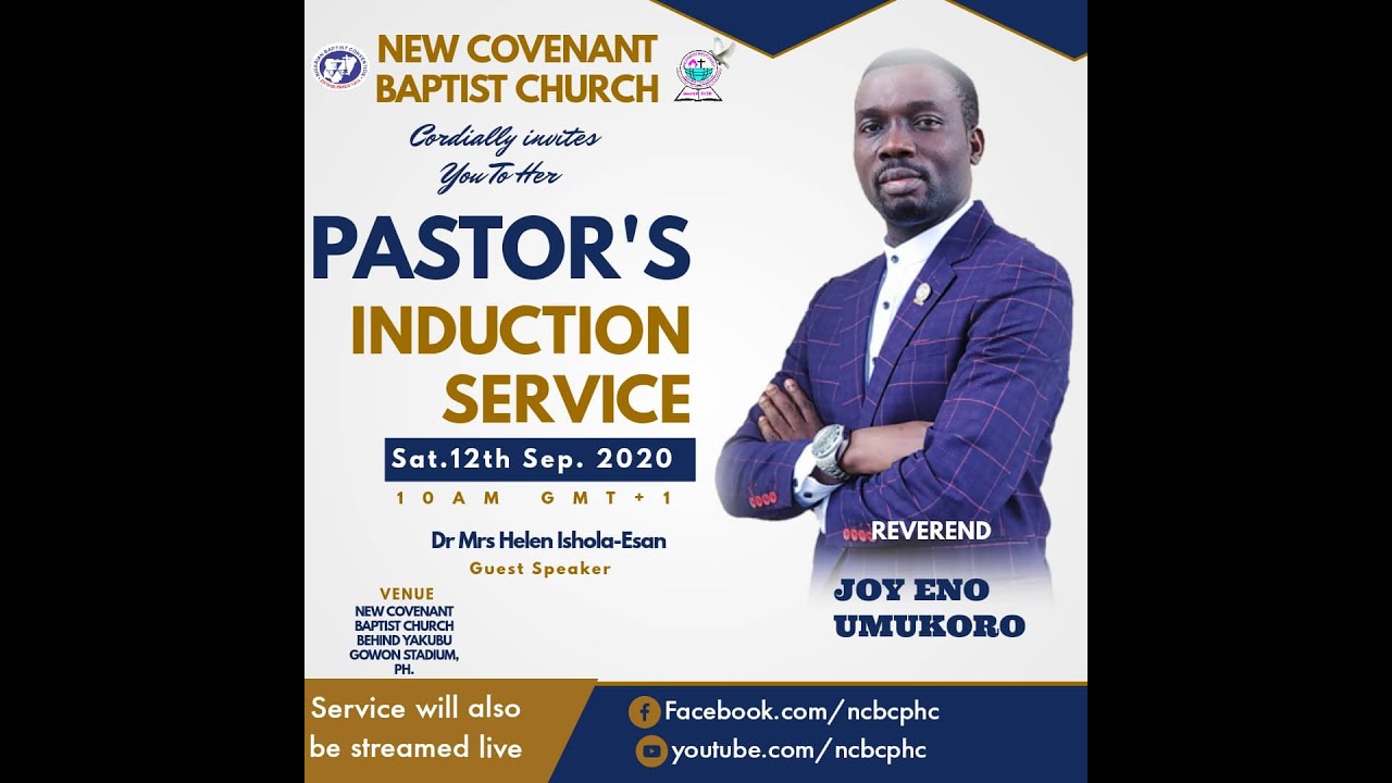 NCBC - Pastor's Induction Service - 20200912 - YouTube
