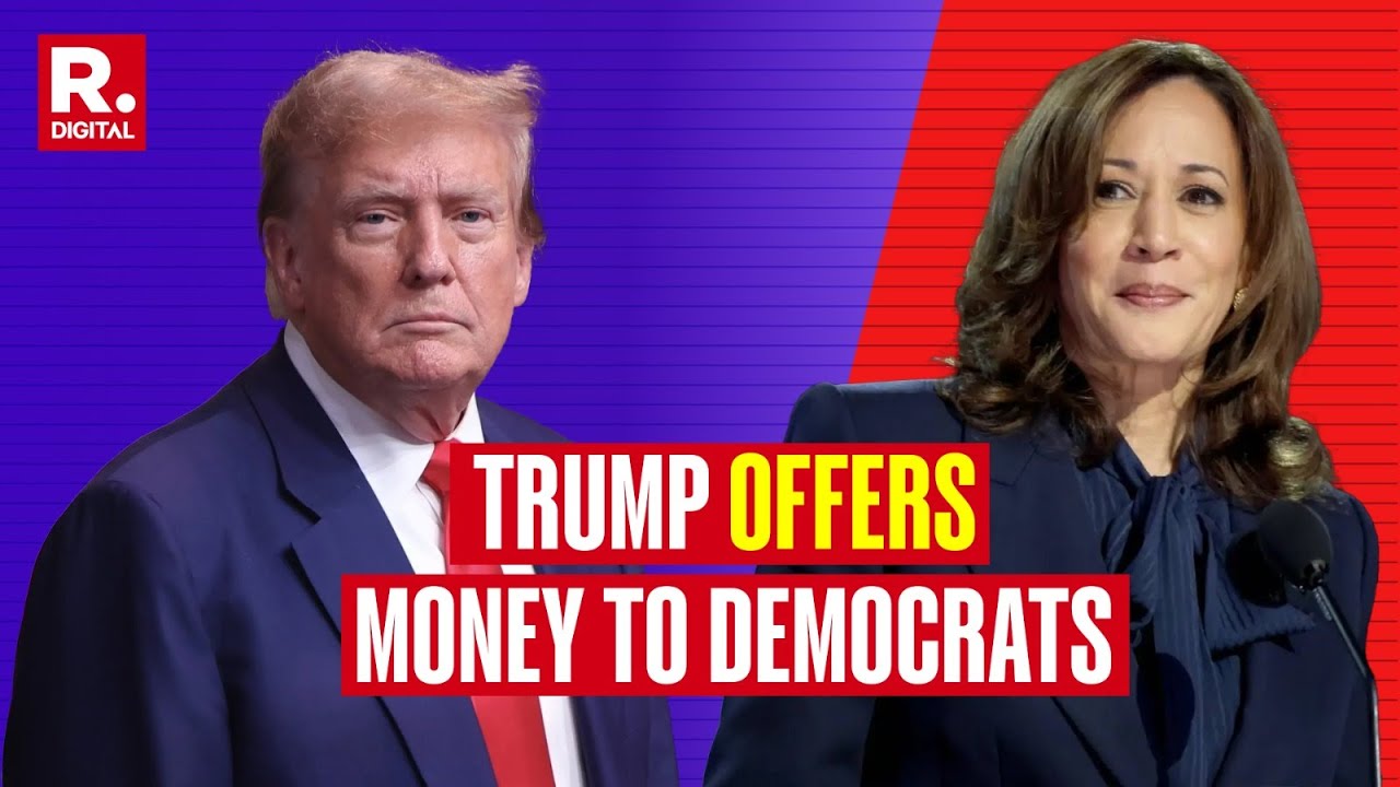 Donald Trump Offers Money To Democratic Party To Pay For Pending ...