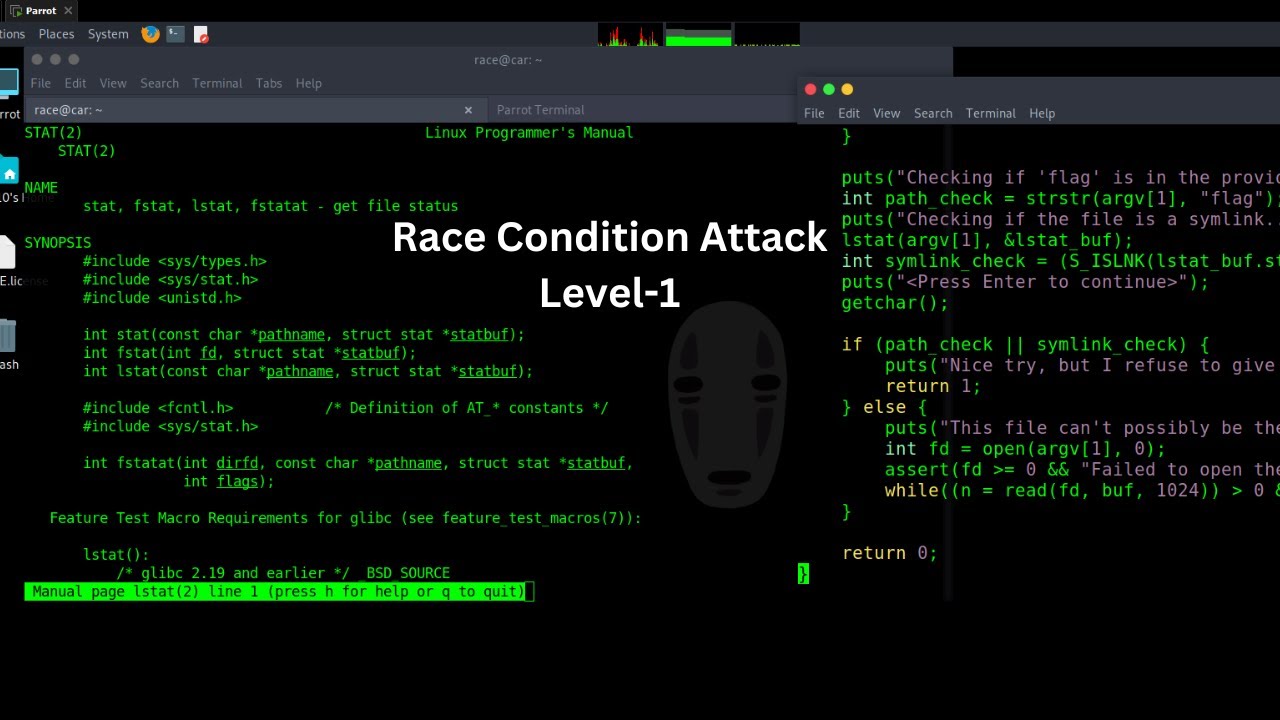 Race Condition Attack: level 1 | TOCTOU FLAWS (Türkçe) - YouTube