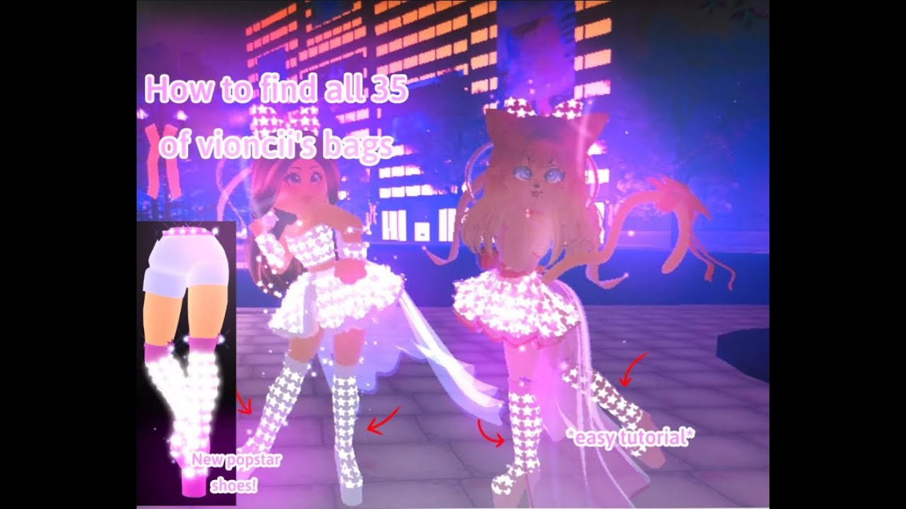 How to complete the bags quest for vioncii | win the pop star shoes ...