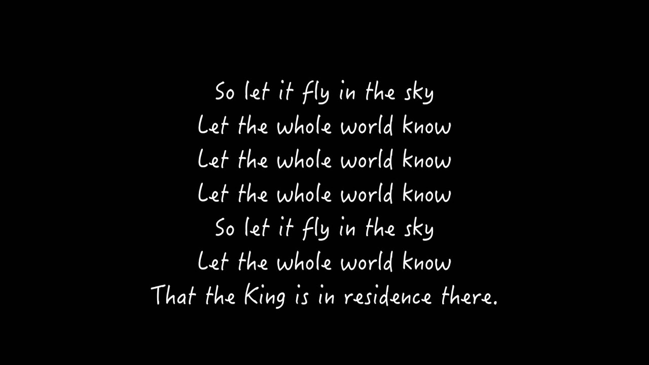 Joy is the flag flown high AMC OLPS - YouTube