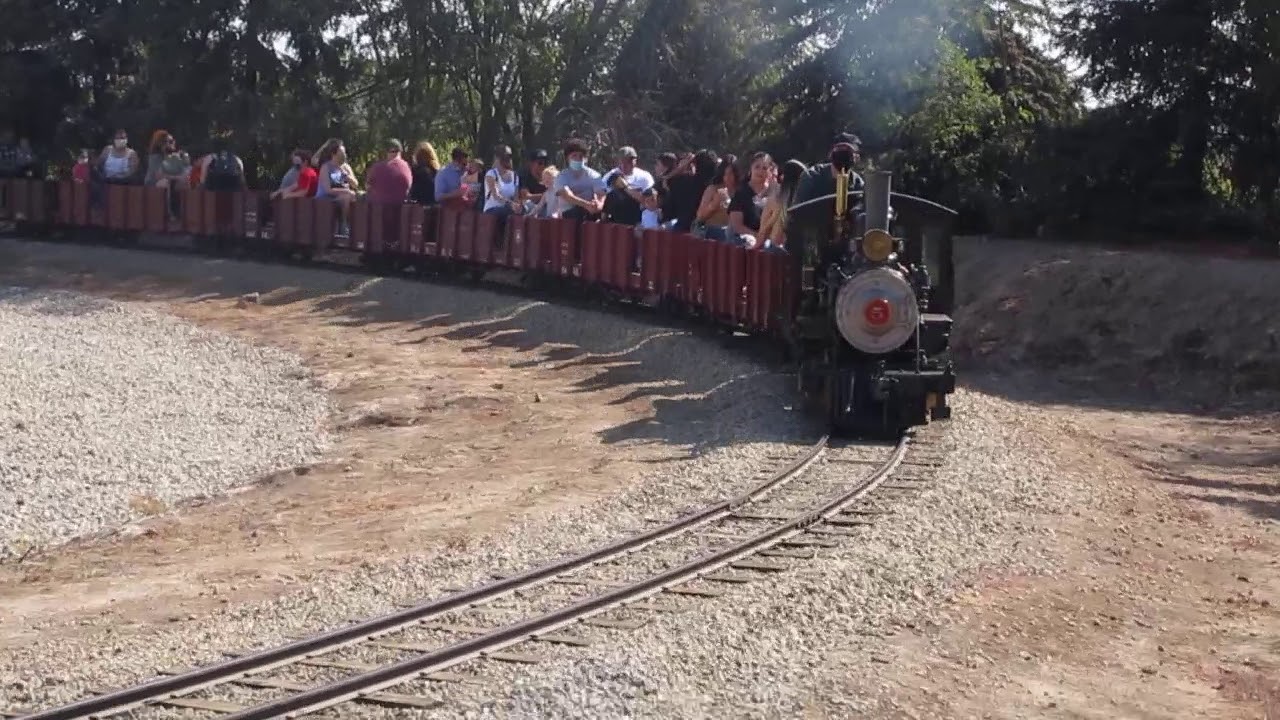 GSP&P #5 passes Milepost 1 and back to Hillcrest - YouTube