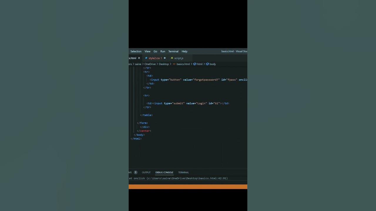 Login Form Using Html Css Only Html Css Only Project Ytshortsindia Htmltutorial Youtube