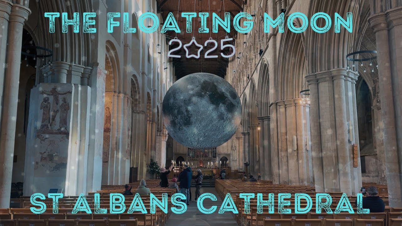 Museum of the Moon: Floating Art Installation at St Albans Cathedral ...