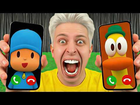 Я звоню ВСЕМ персонажам POCOYO в 3:00 ночи! Pocoyo, Elly, Pato