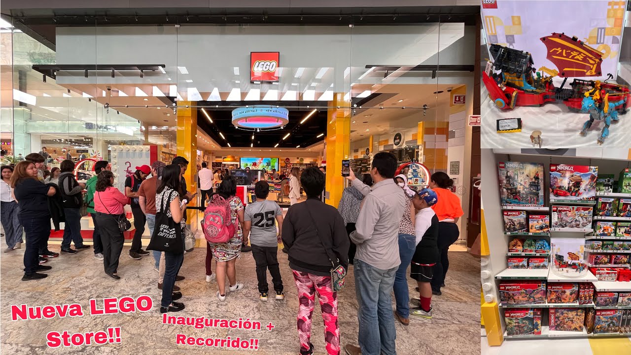 Galker-Recorrido por la Nueva LEGO Store en CDMX!!! LEGO Store Plaza ...
