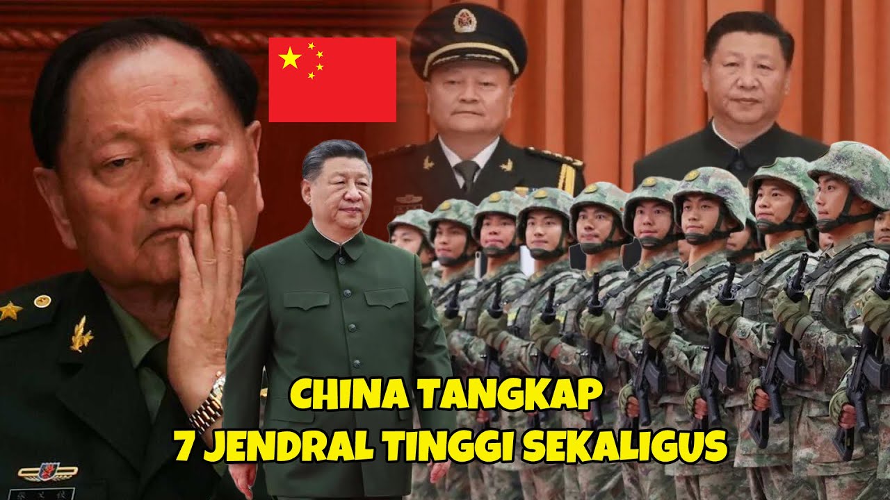 CHINA EKSEKUSI 7 JENDRAL MILITER SEKALIGUS ADA YANG BOCORKAN RAHASIA ...