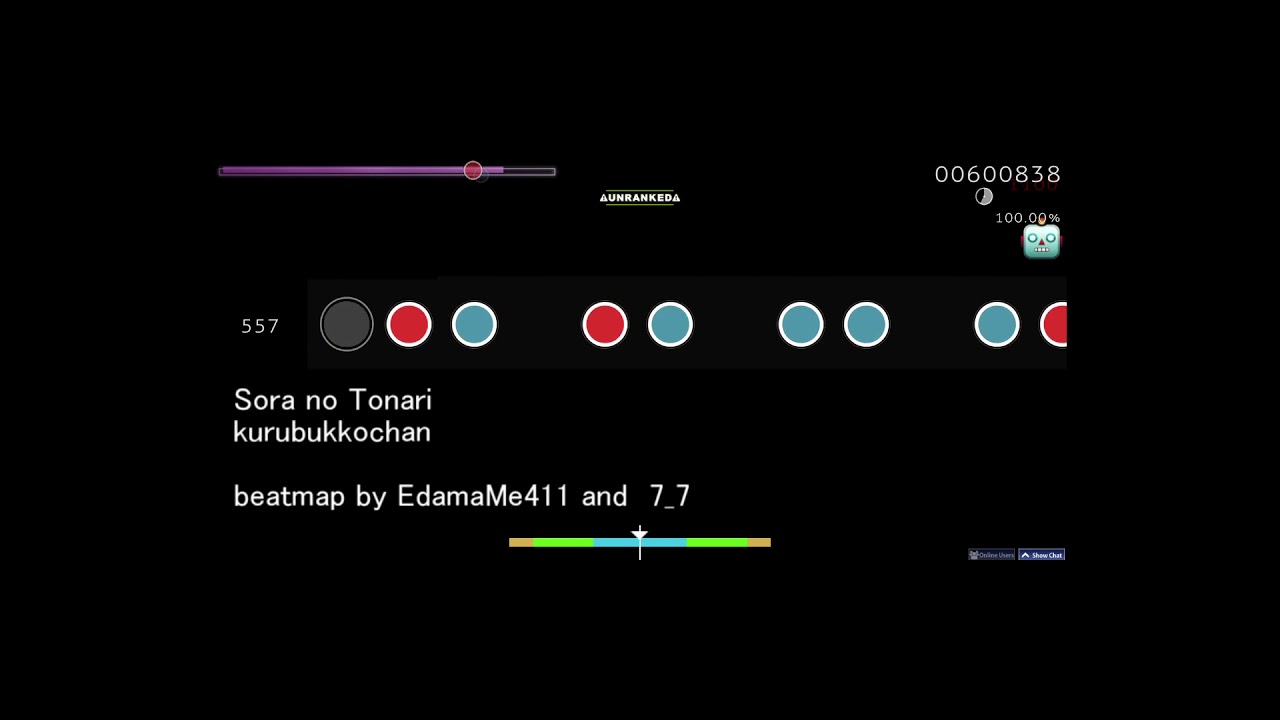 osu!! taiko Introduce a map Sora no Tonari kurubukkochan beatmap by ...
