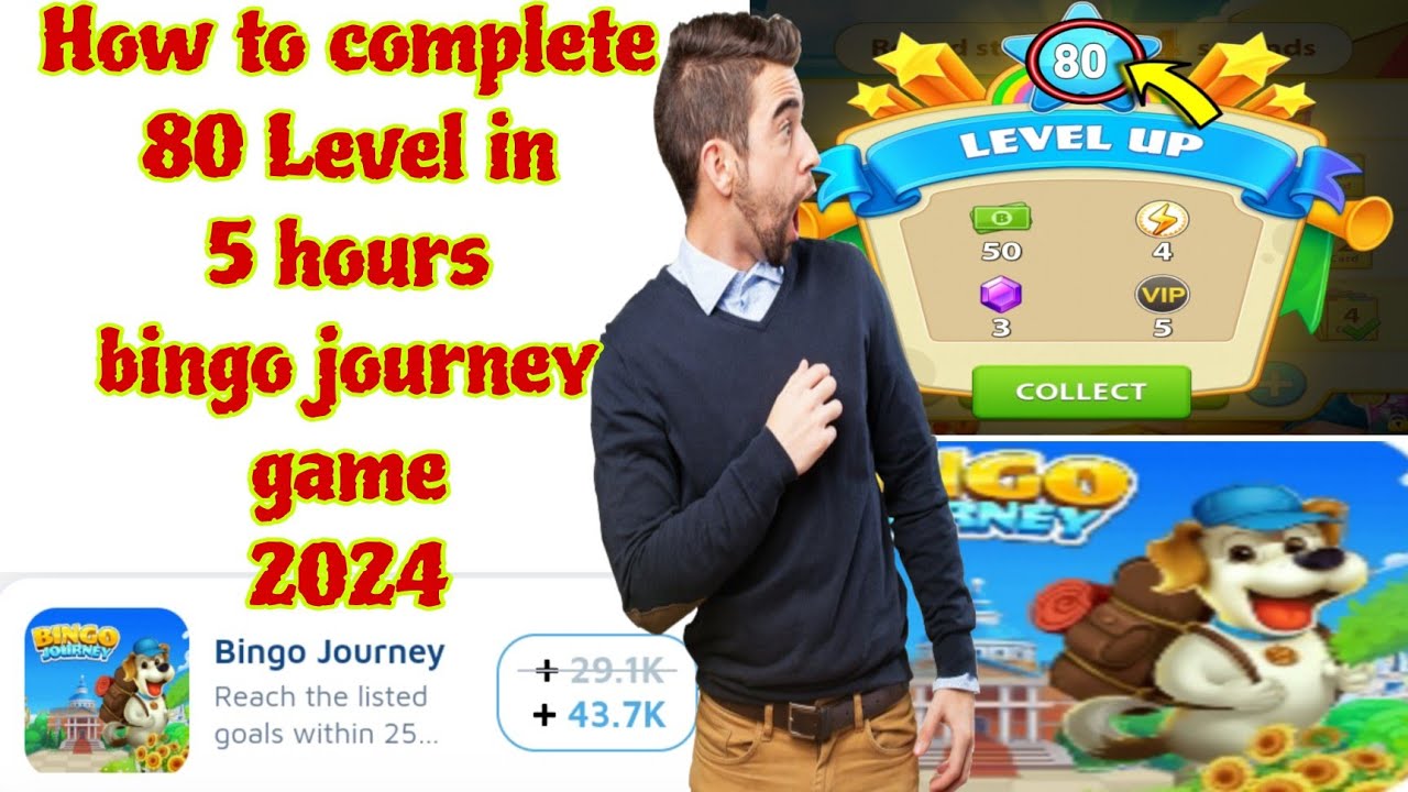 How to complete 80 Level Bingo journey game 2024 - YouTube