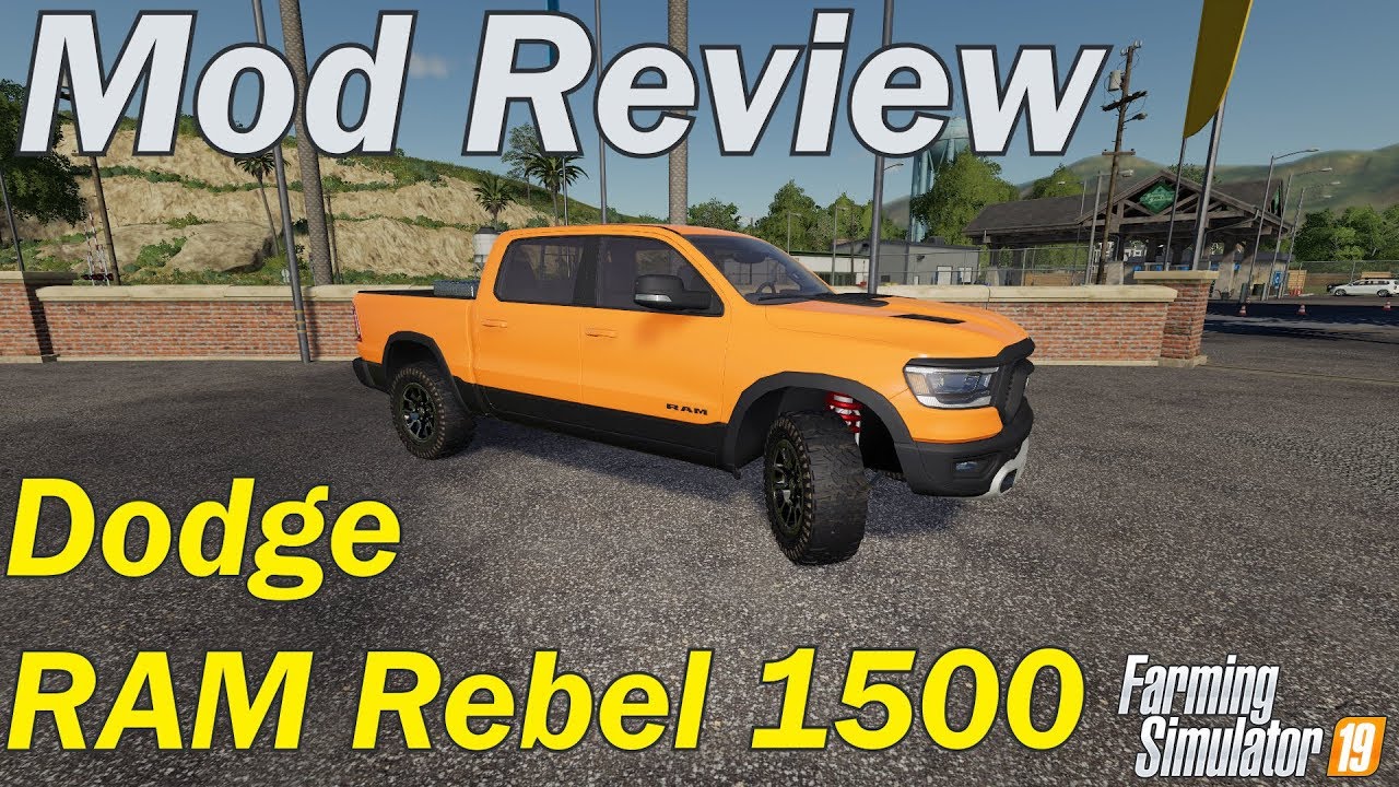 Mod Review - Dodge Ram Rebel 1500 Pickup - YouTube