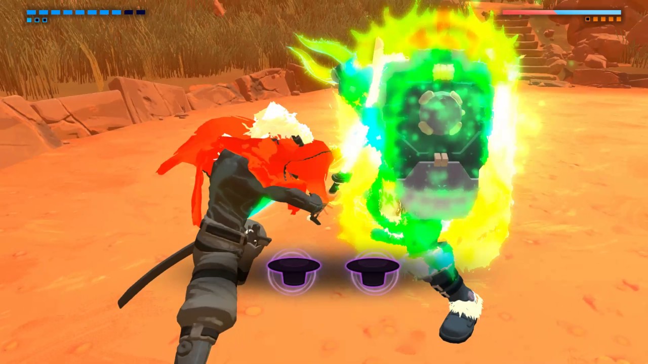 Furi - first run - The Hand - YouTube