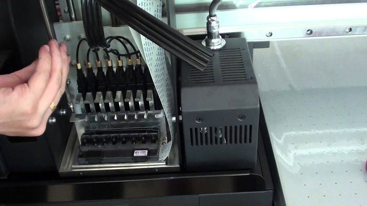 How to install print head in epson printer - YouTube