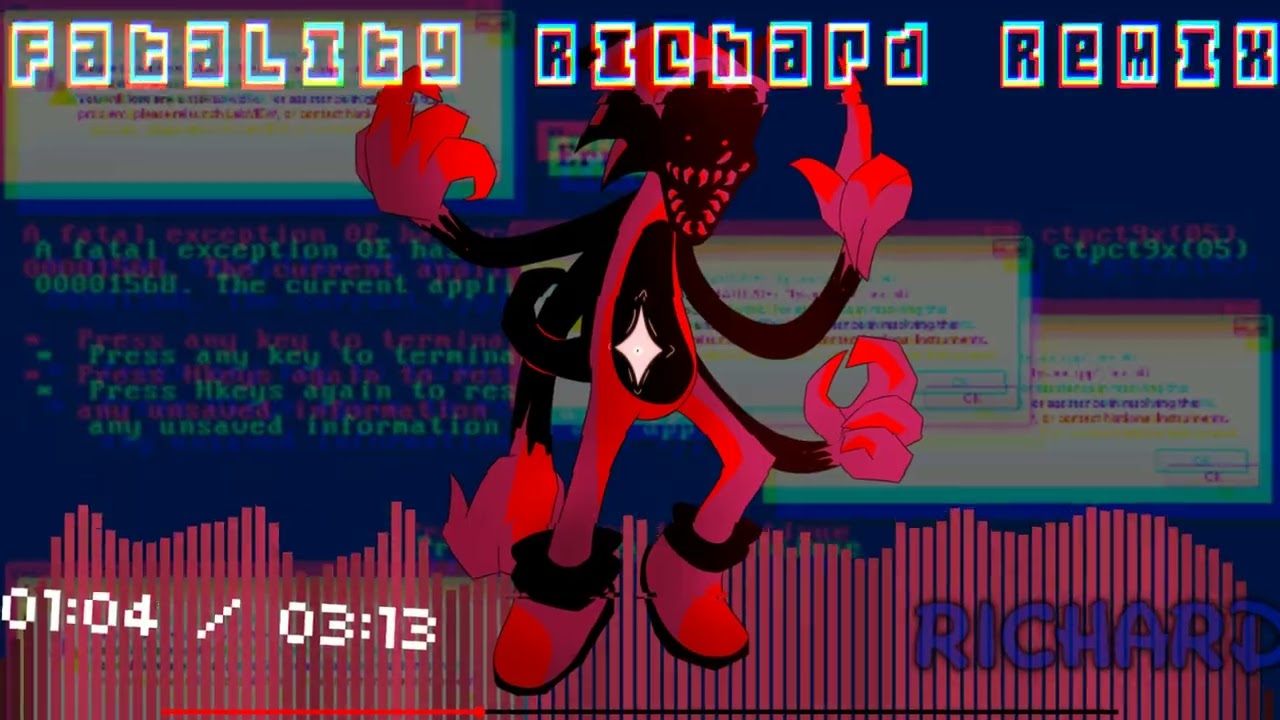 Fatality Richard Remix - FNF VS Sonic.exe V3 (FNF REMIX) (Halloween ...