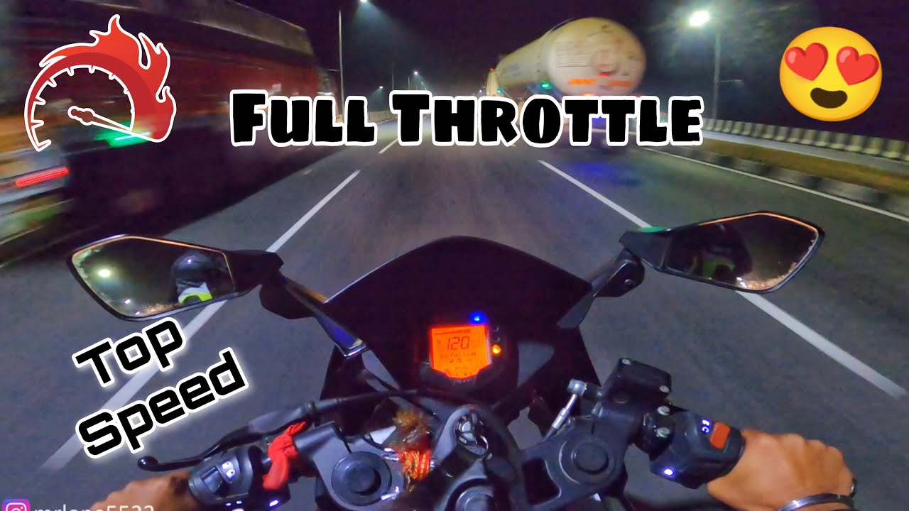 Full Throttle 🔥At Night || KTM RC Full Rush On Highway || - YouTube