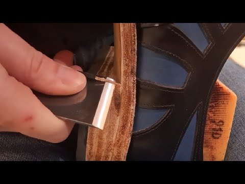Handmaking a pair of "Mullet" Oxford shoes - YouTube