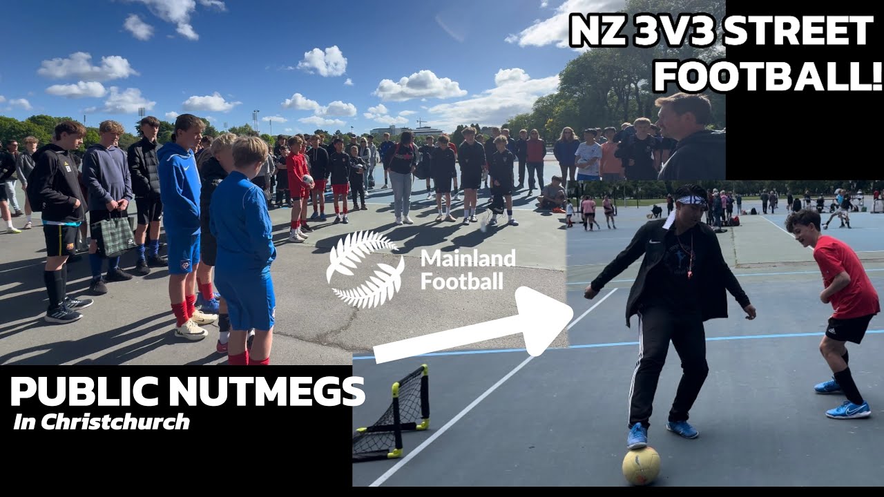 INSANE Nutmeg Challenge at Christchurch Street Football Youth Cup! 3v3 ...