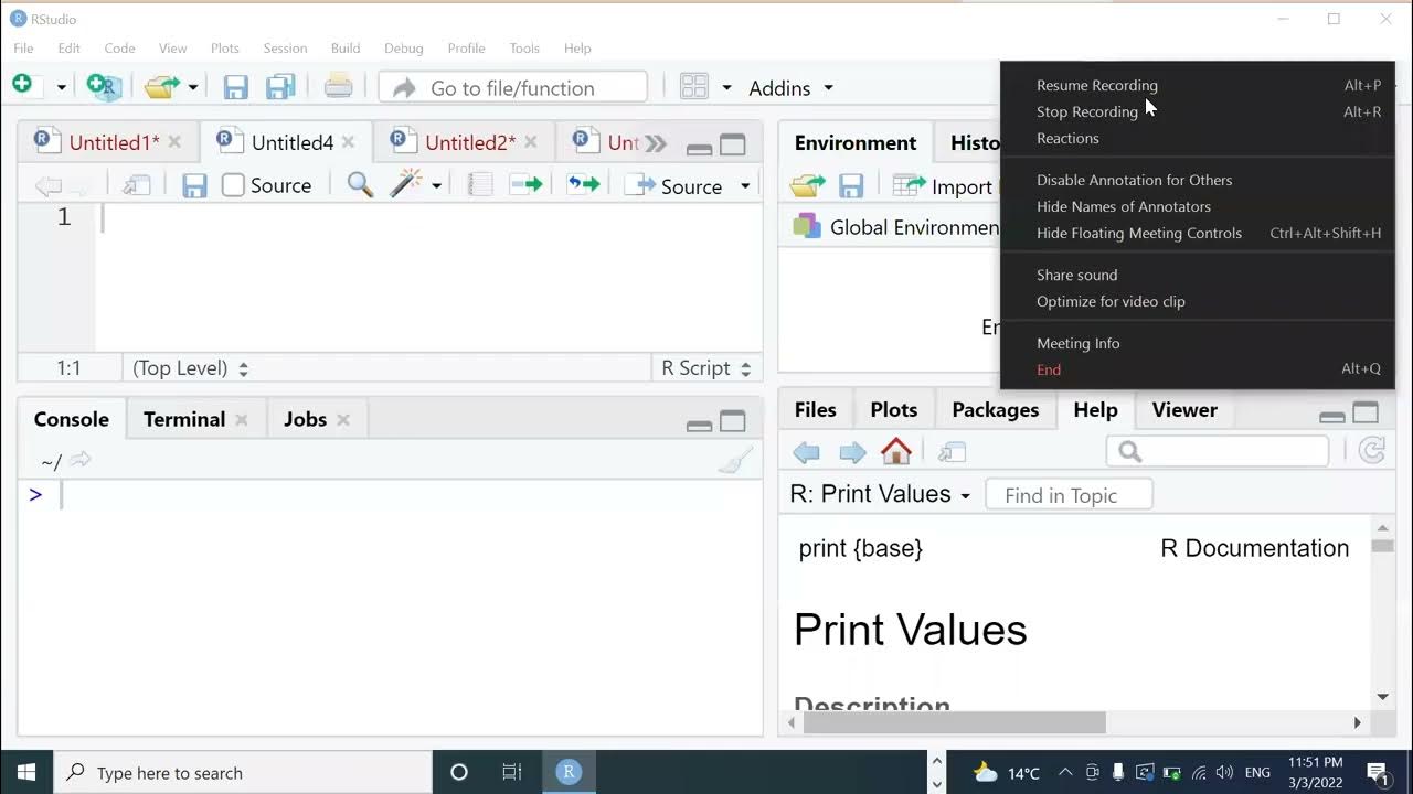 R Programming Language Lab1 - YouTube