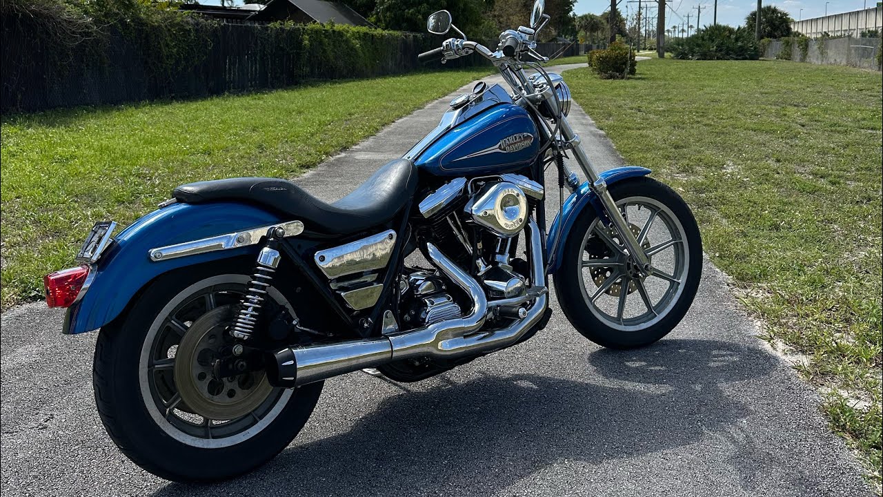 92 FXR 1st ride part 2 // GNARLY DAVIDSON - YouTube