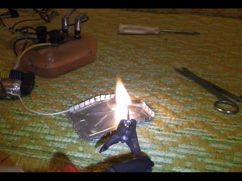 Homemade high voltage transformer - YouTube
