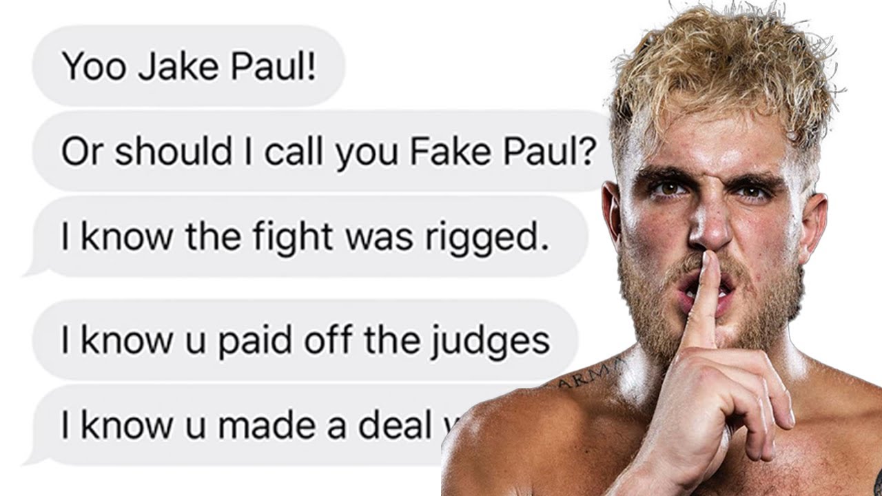 JAKE PAUL LEAKED TEXTS - YouTube