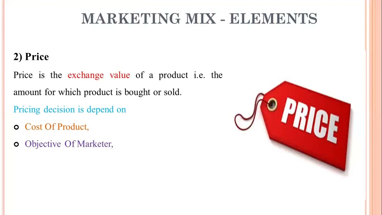 15 - Marketing Mix - Concept and Elements - YouTube