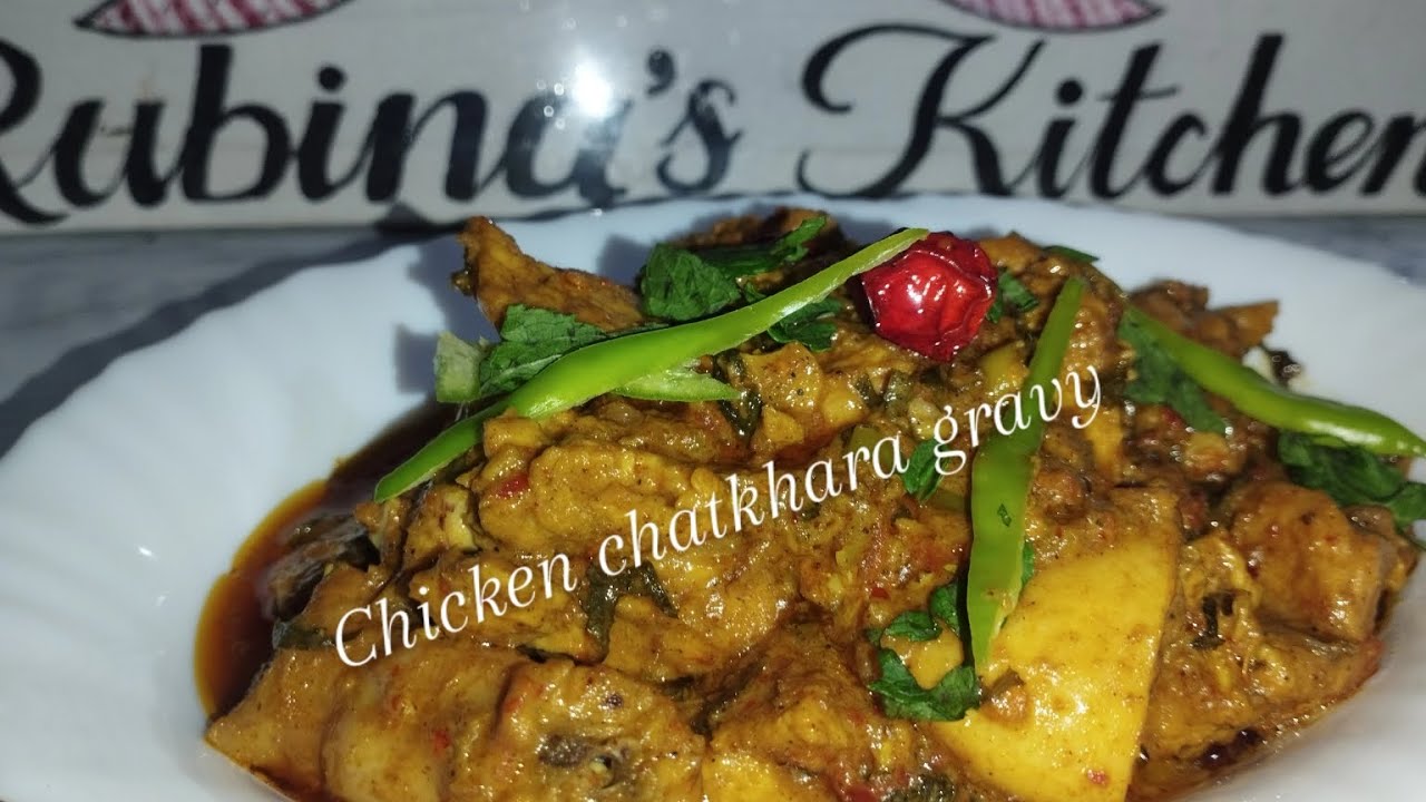 #chicken/chicken chatkhara/chicken gravy - YouTube