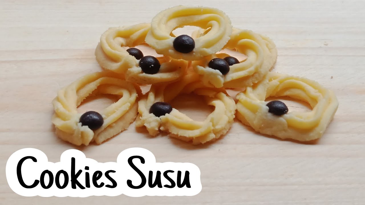 Cookies susu | Kue kering susu untuk kue lebaran kue semprit - YouTube