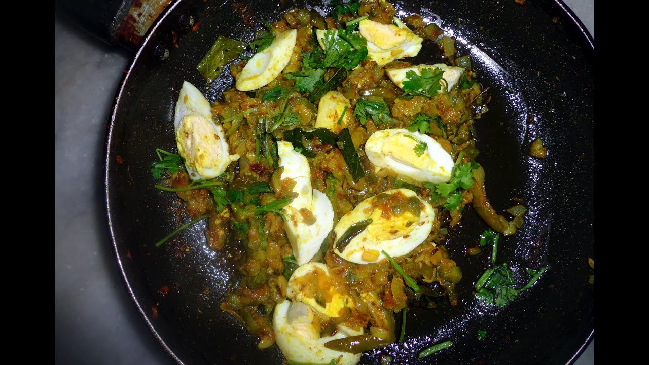 How to Make Beerakaya Egg Curry in Telugu - YouTube