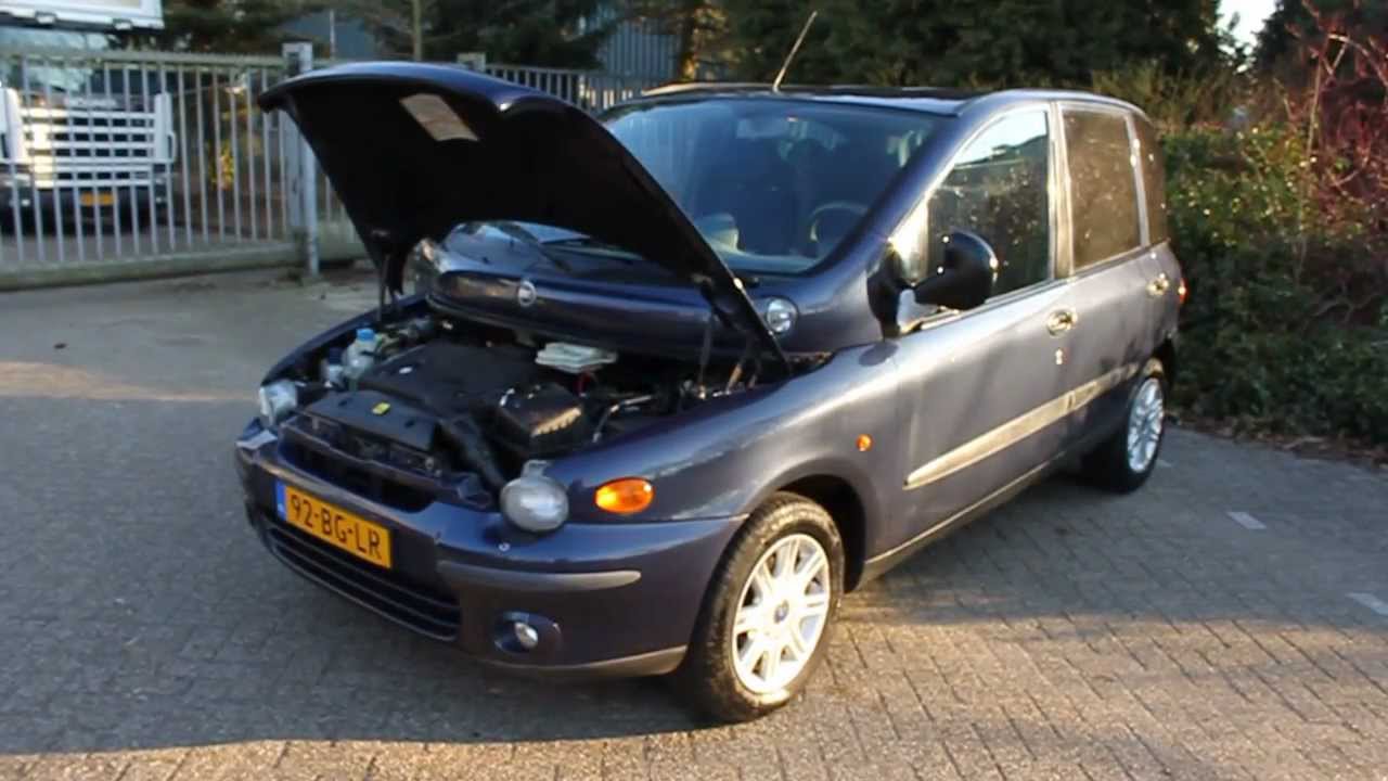 Fiat Multipla Diesel VAN www.autosencampers.nl - YouTube