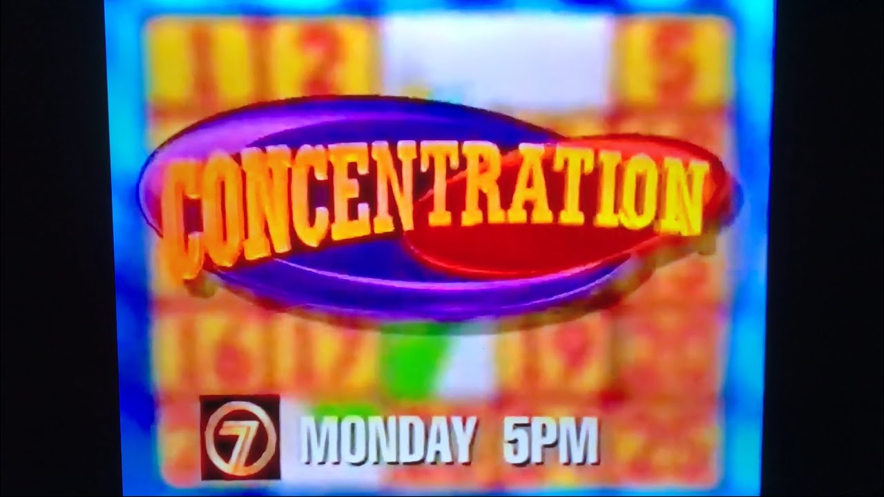 Concentration Channel Seven Promo 1997 - YouTube
