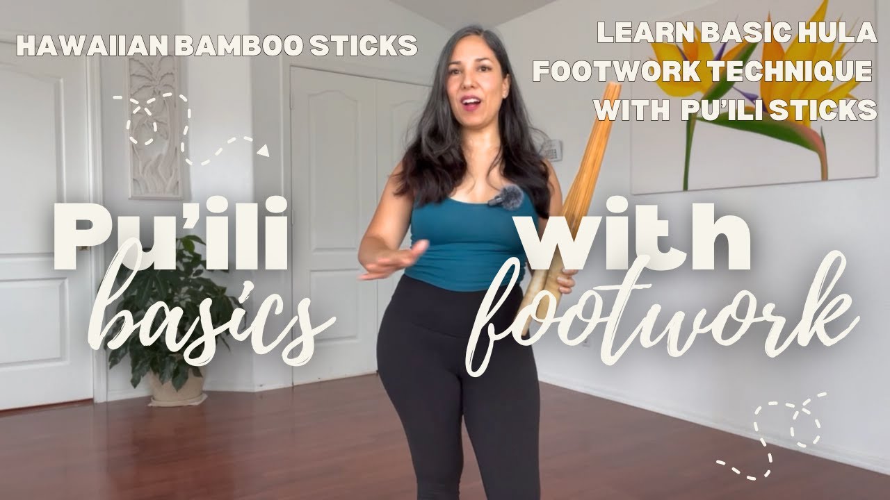 Pu'ili basics with footwork (Hawaiian bamboo sticks) - YouTube