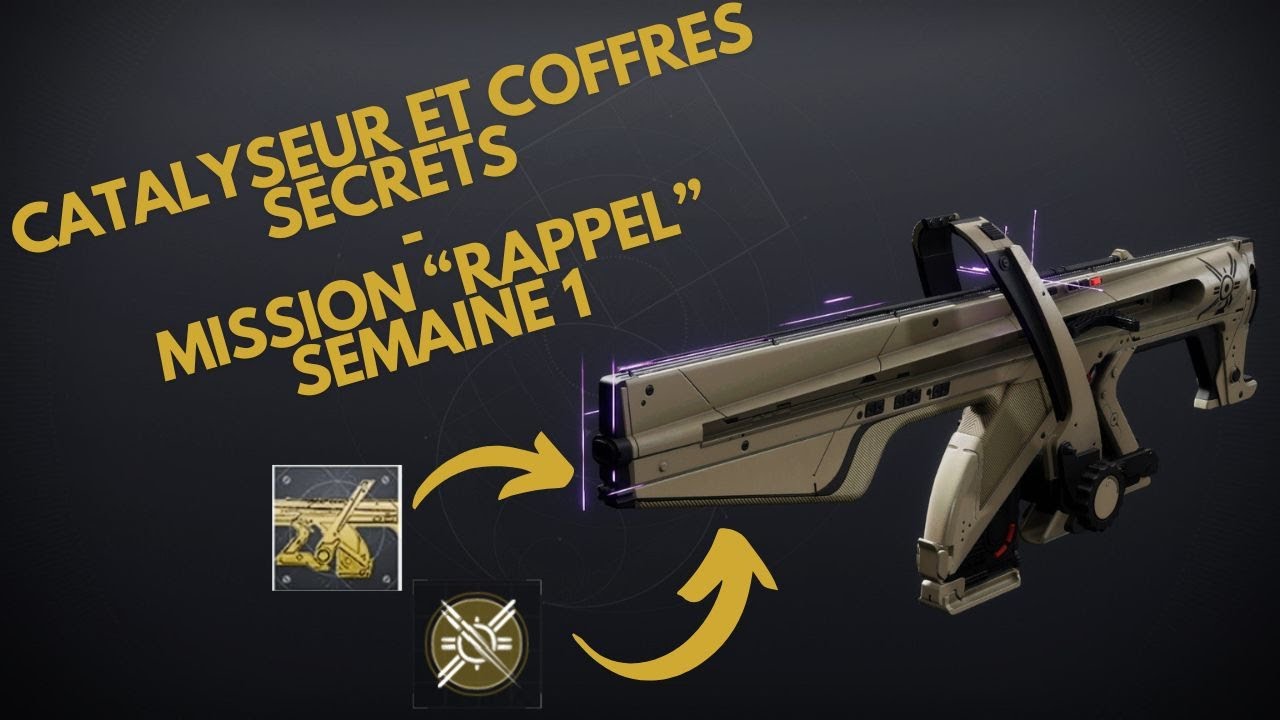 DESTINY 2 FR - Coffres Secrets Semaine 1 - Mission "Rappel" - YouTube