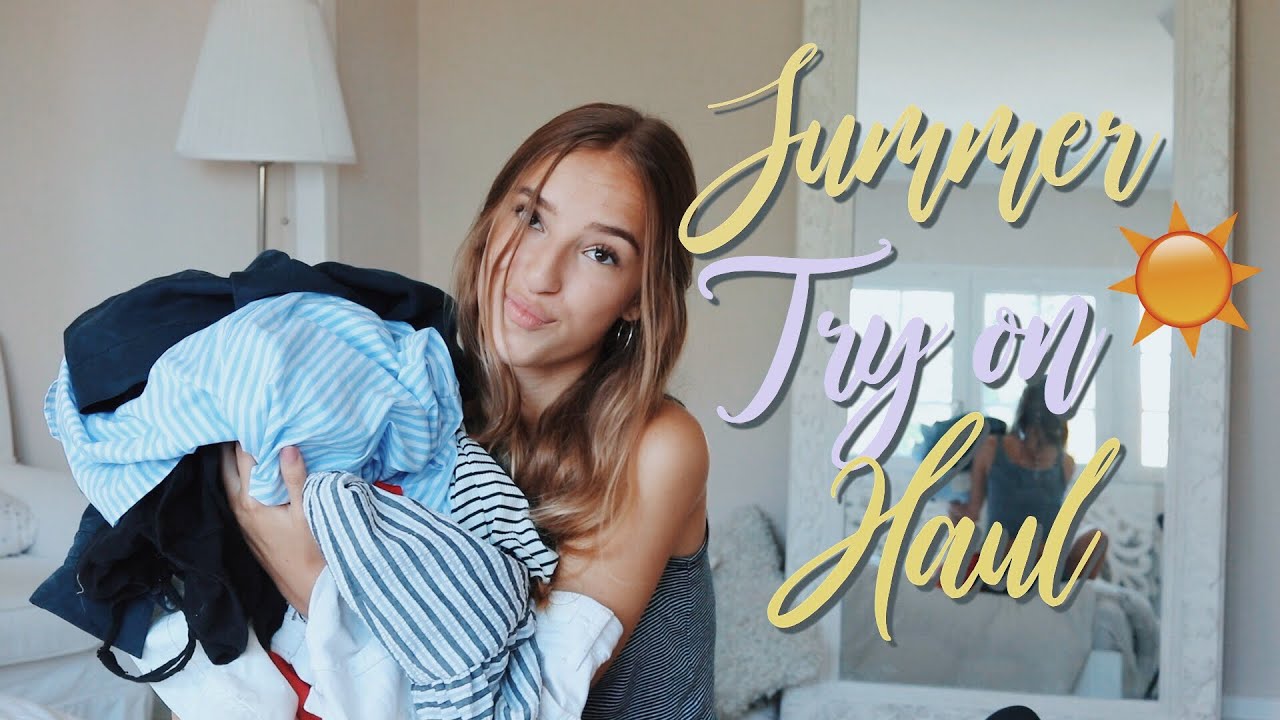 Summer Try on Haul 2018//Hannah - YouTube