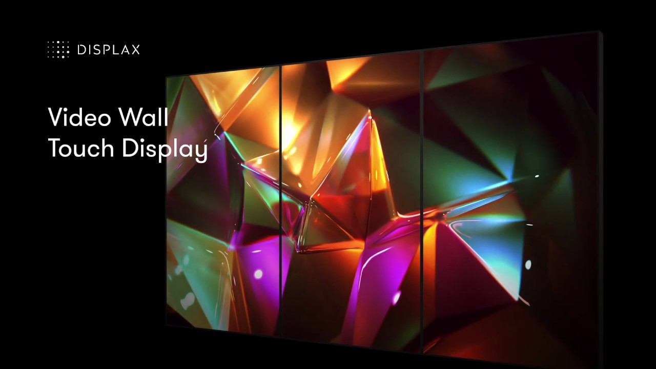 DISPLAX TILE | Unlimited Touch Video Wall - YouTube